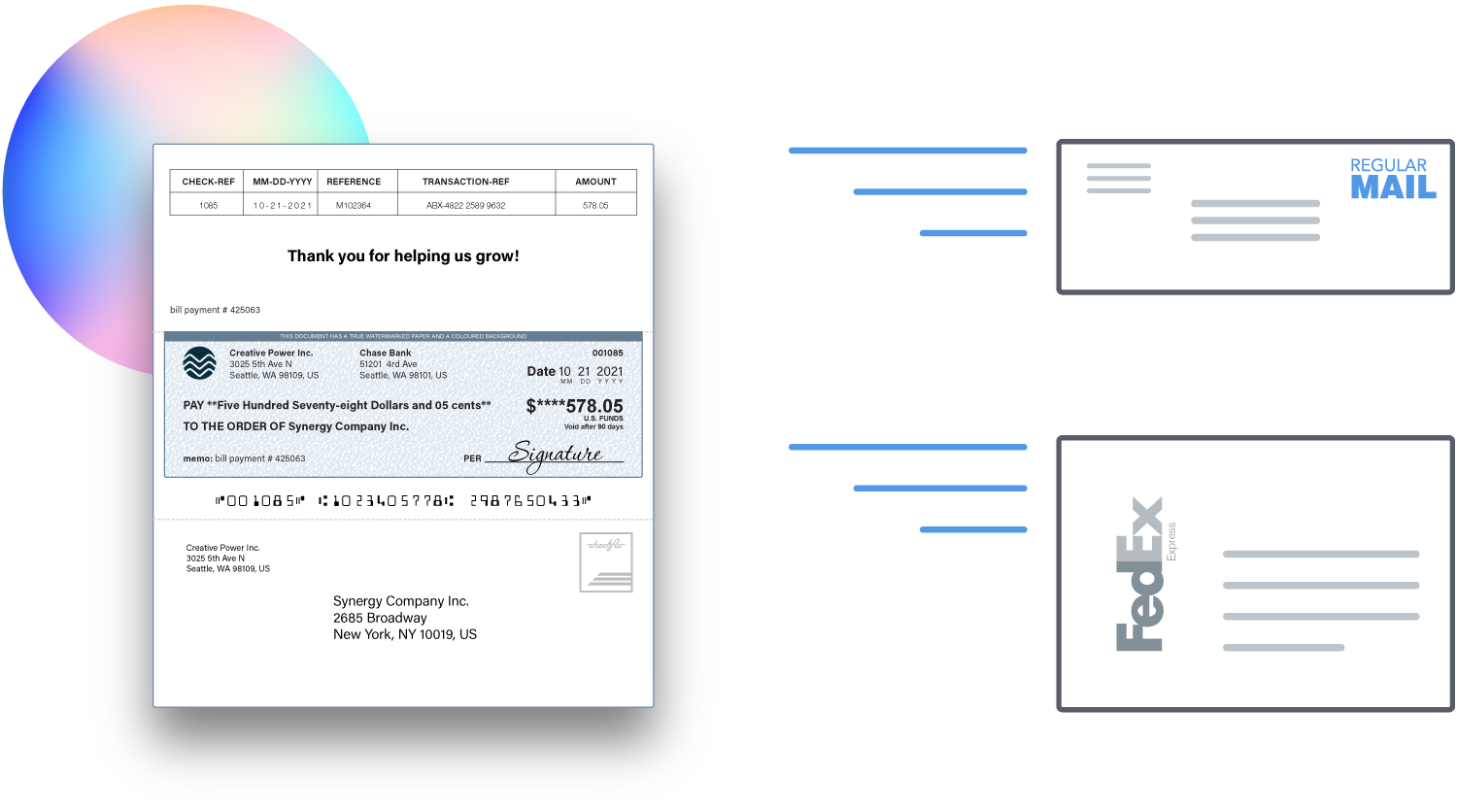 Check Mailing & Delivery Options | Check Printing & Mailing Service ... Check Mailing & Delivery Options | Check Printing & Mailing Service ...