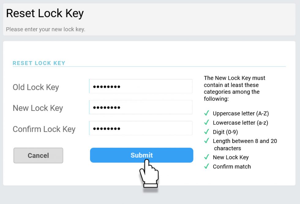 How to set or reset Lock Key for Signing Officer Payment Approvals ...