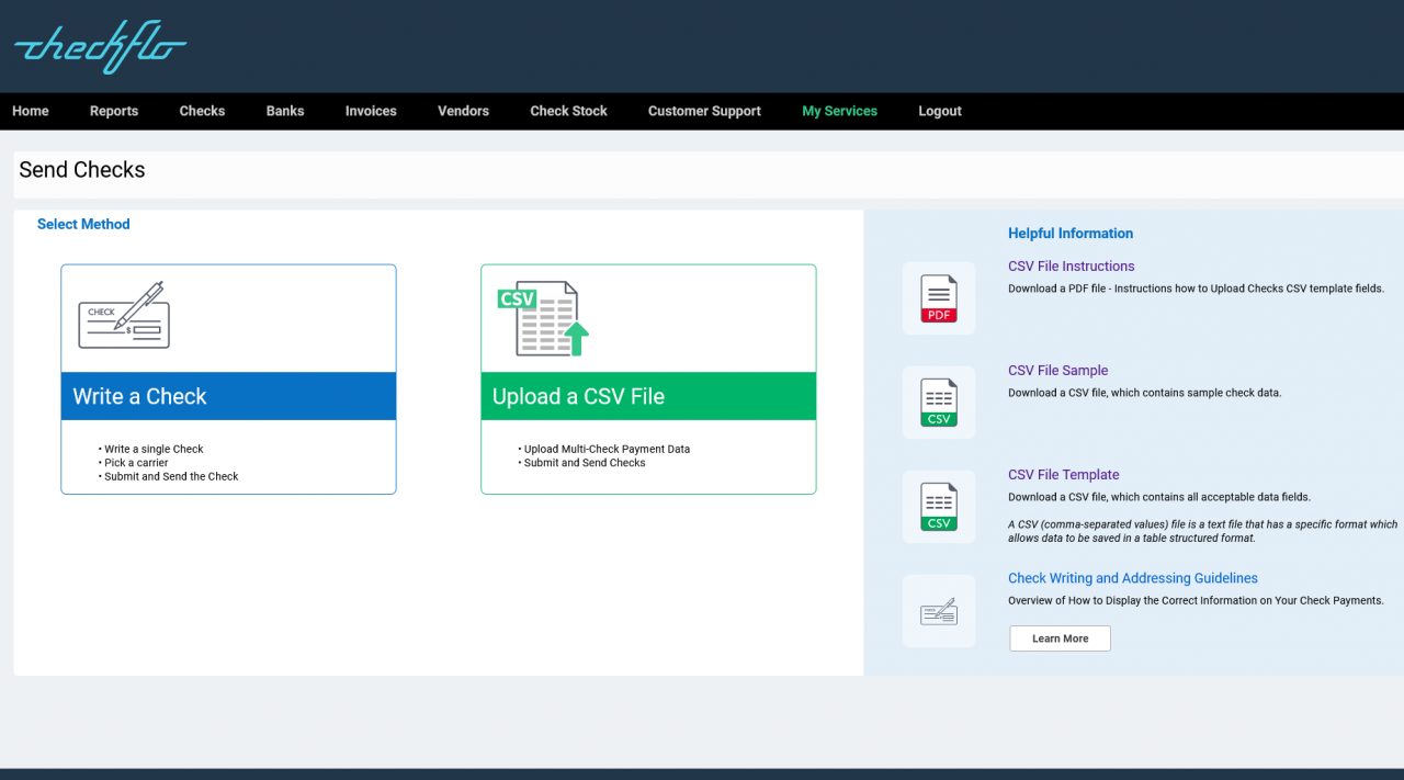 How to Create a Checkflo Online Business Account - Check Printing ...