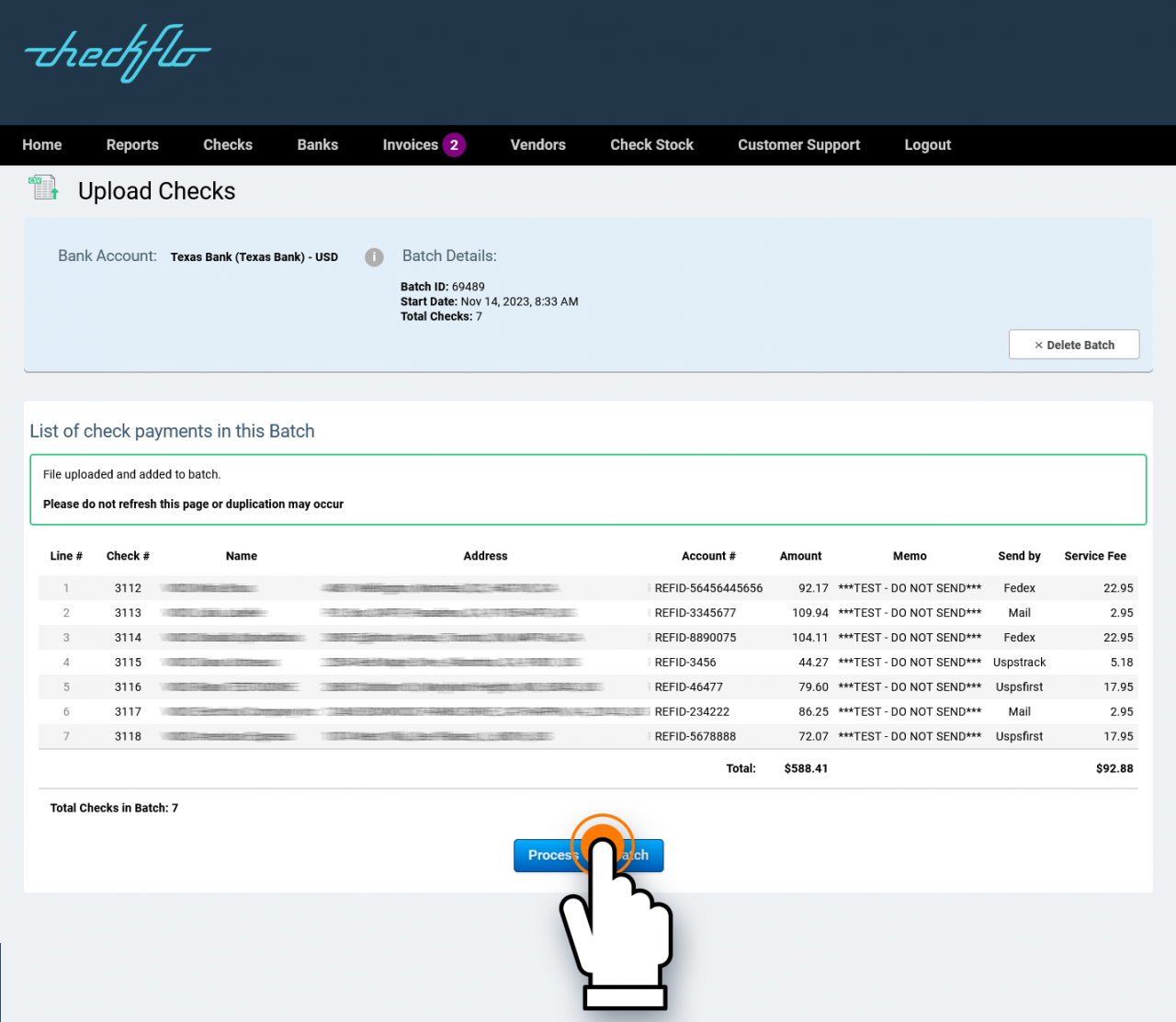 How to Upload Batch Check Payments Using a CSV File - Check Printing ... How to Upload Batch Check Payments Using a CSV File - Check Printing ...