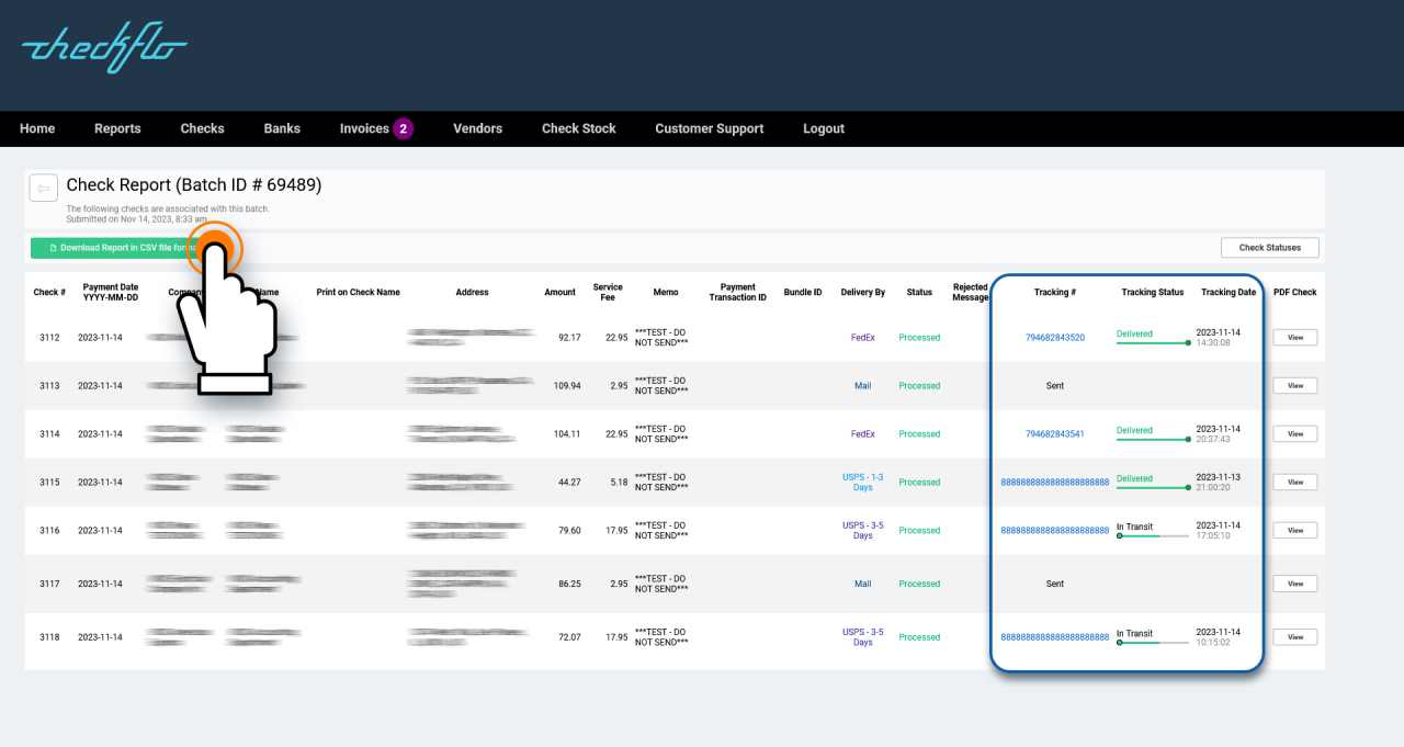 How to Upload Batch Check Payments Using a CSV File - Check Printing ...
