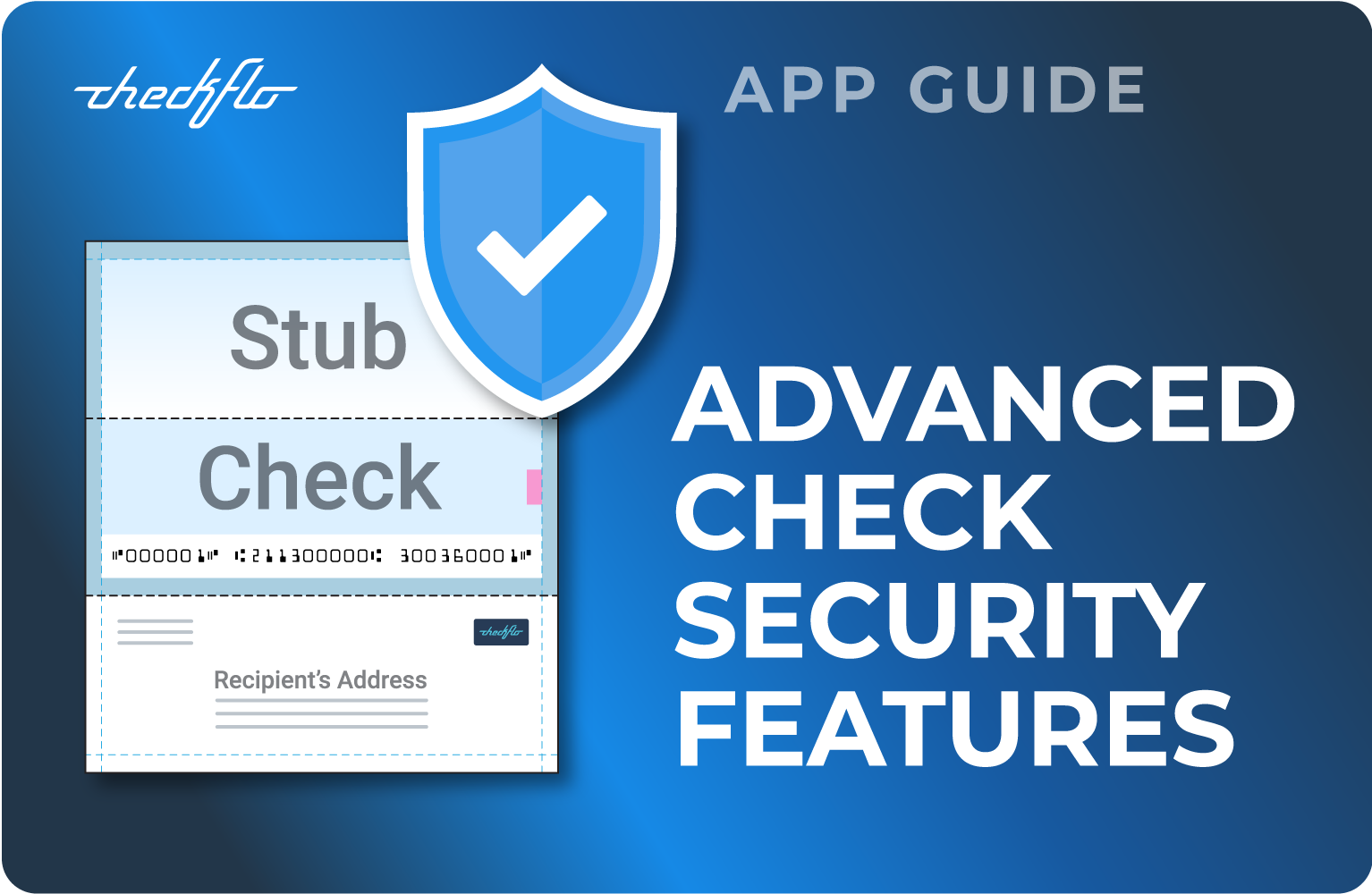 Advanced Security Features | Check Printing & Mailing Service | Checkflo Advanced Security Features | Check Printing & Mailing Service | Checkflo